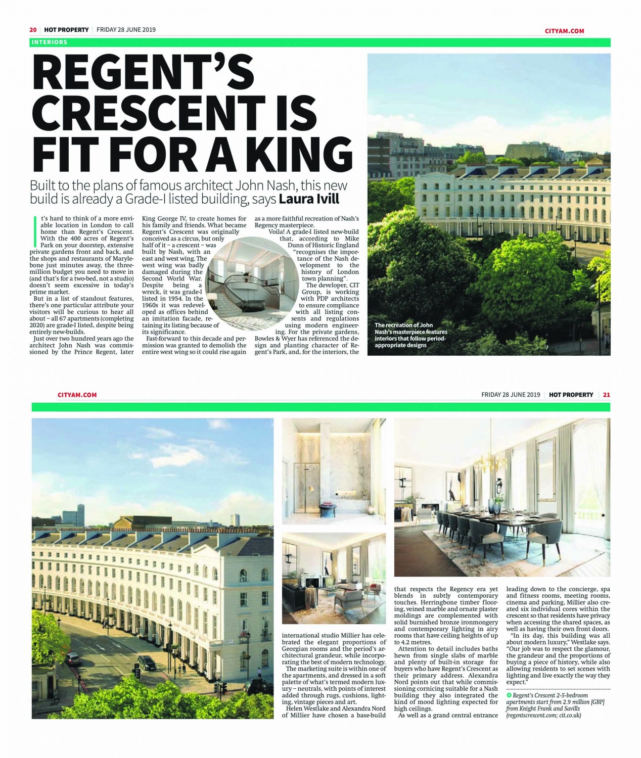 190628 City AM | Millier | Architecture | Interiors | London